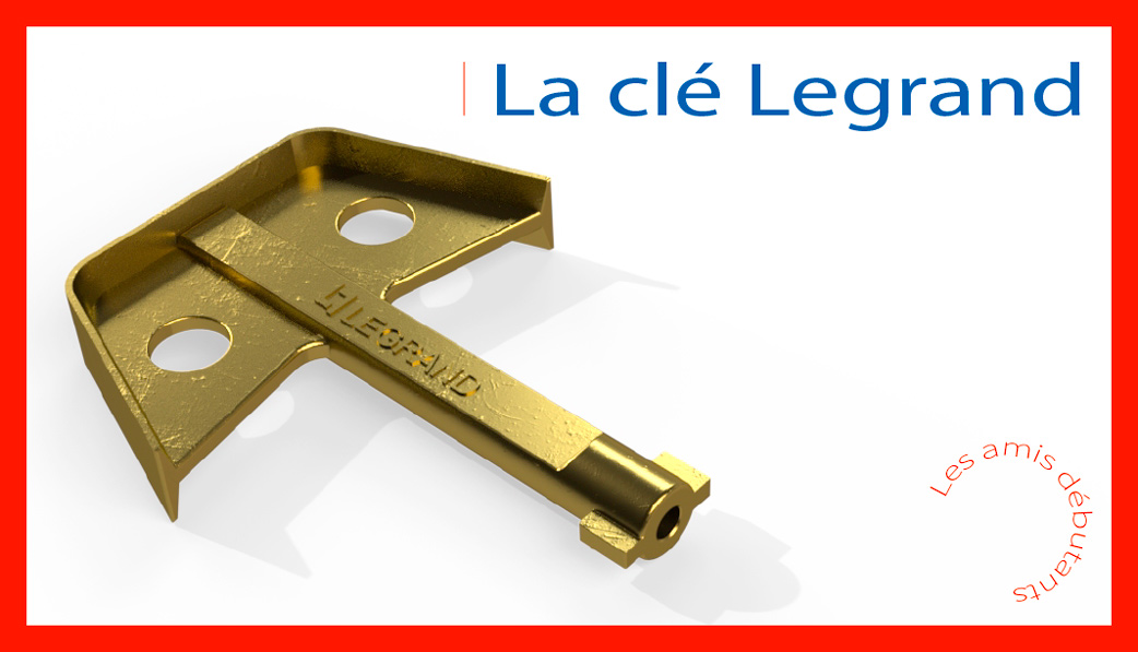 La clé d'armoire Legrand
